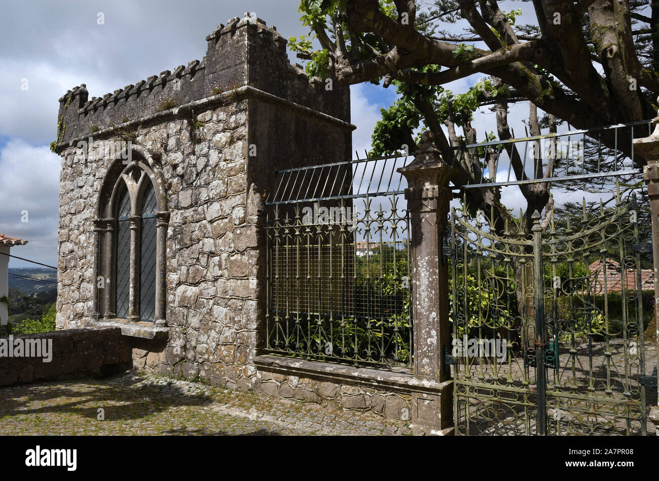 church of santa maria;sintra;portugal Stock Photo - Alamy