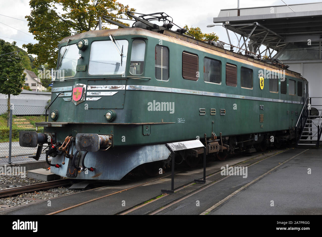 electric locomotive;no.11413;swiss museum of transport;lucerne ...