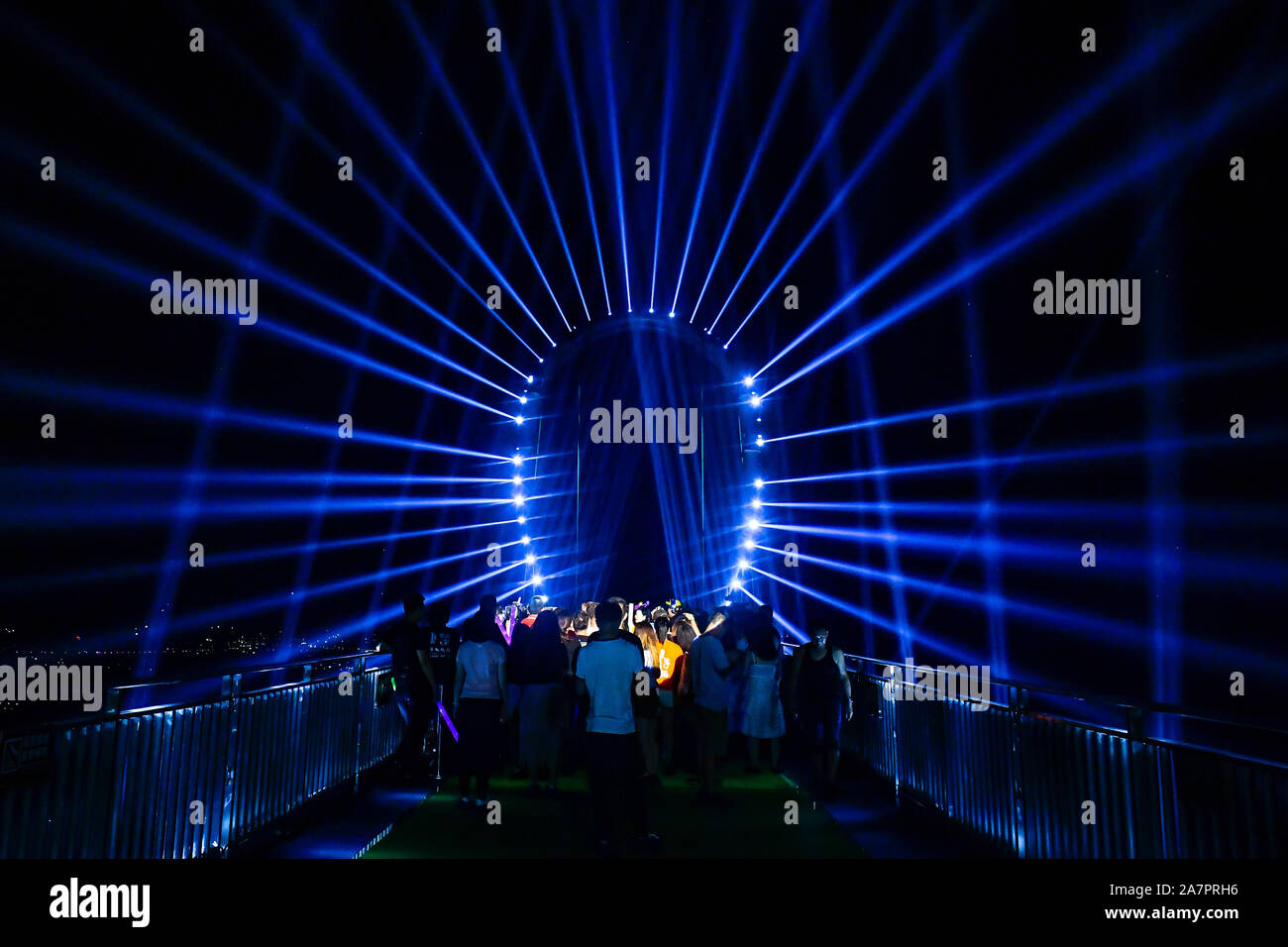 Members of Chinese bands perform on the Guangdong's highest circular ...