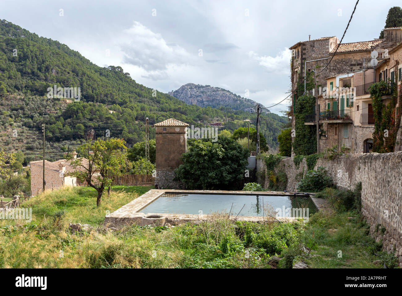 Old town of Valldemossa in Mallorca, Spain Stock Photo - Alamy