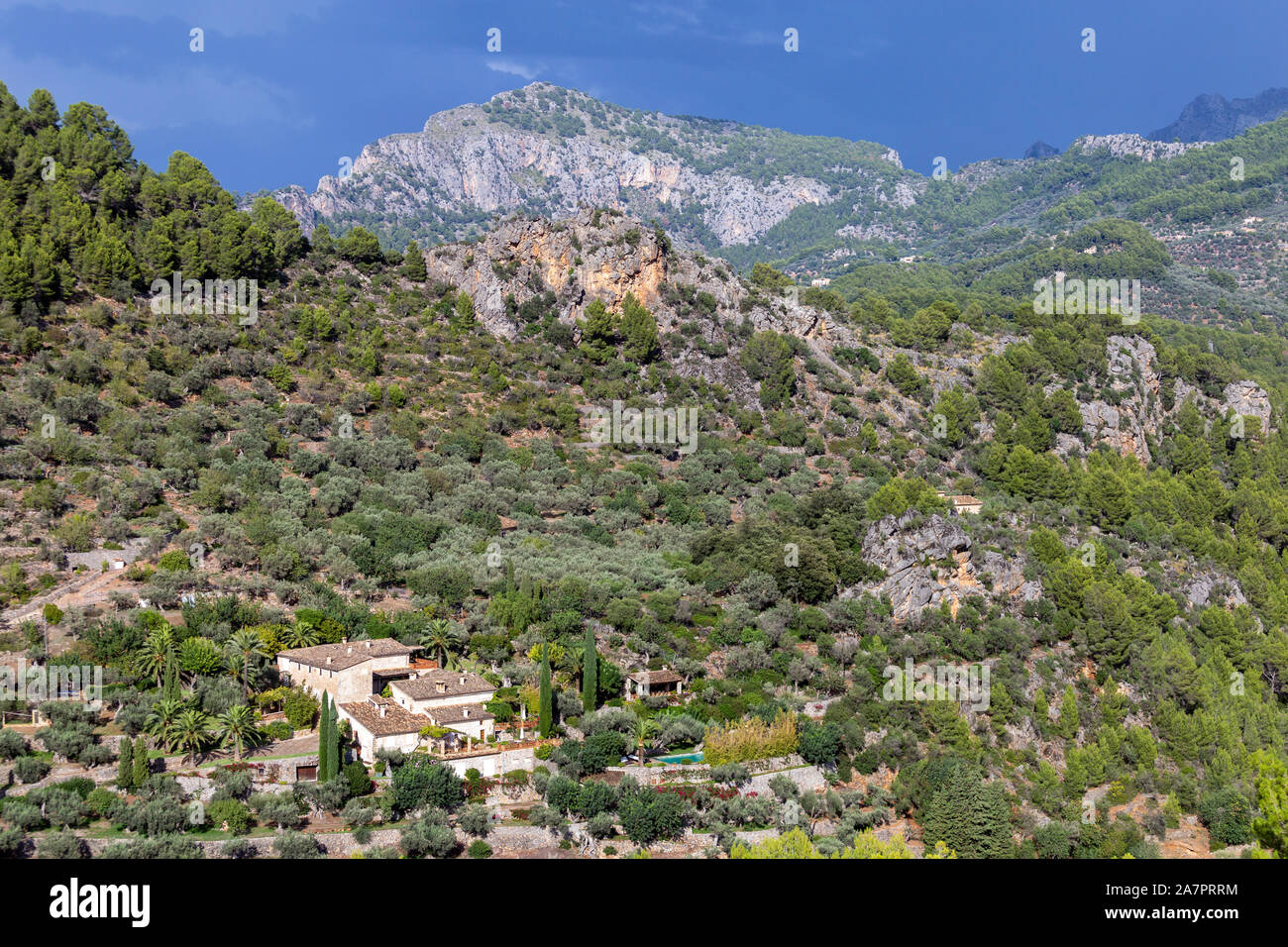 Serra de Tramuntana mountains in Mallorca, Spain Stock Photo - Alamy