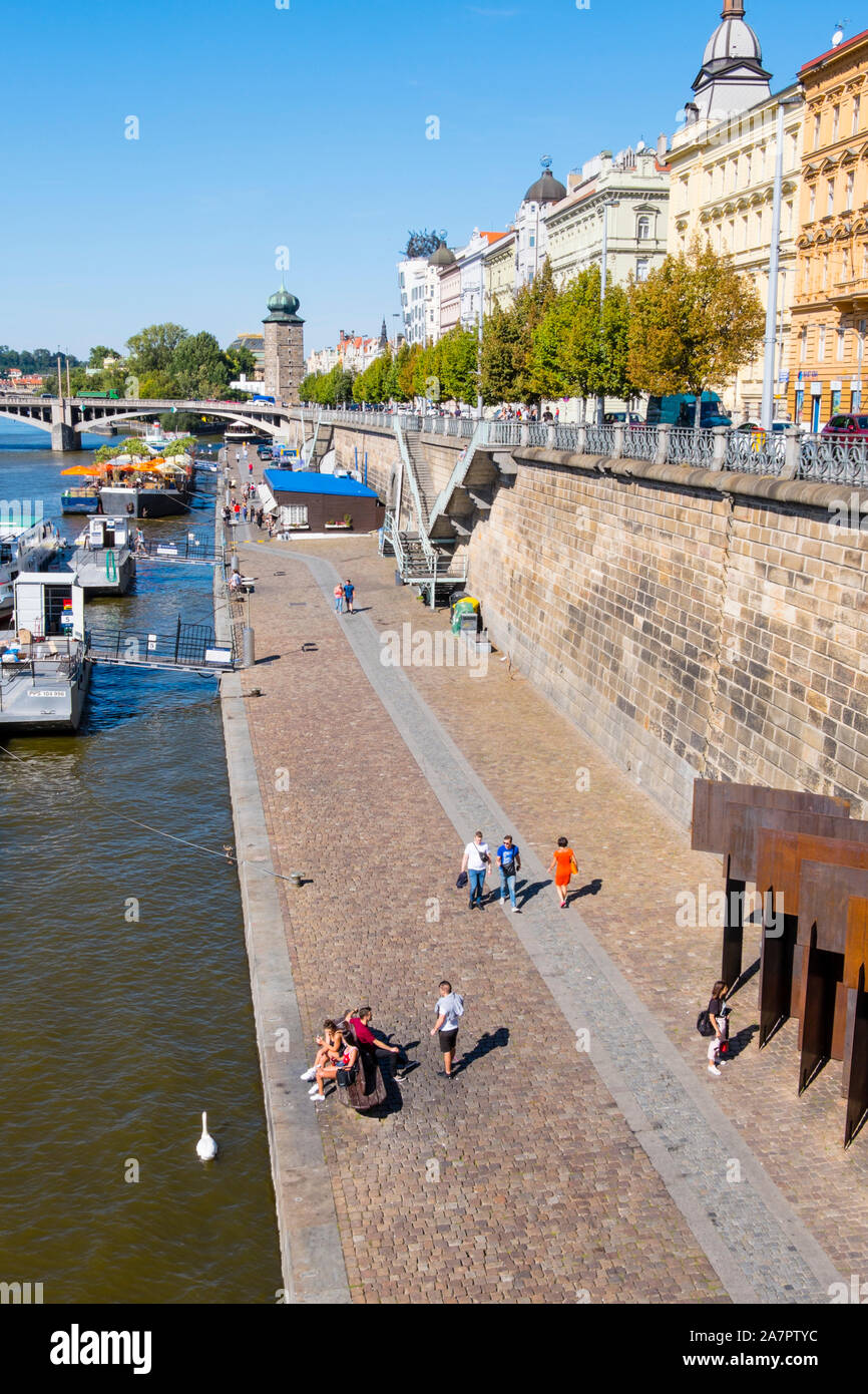Naplavka and prague hi-res stock photography and images - Alamy