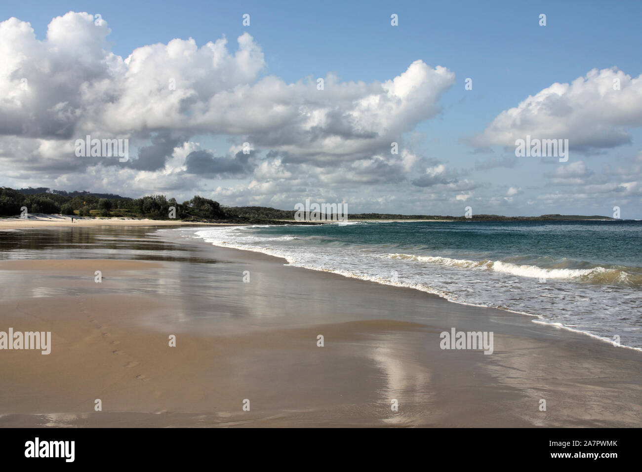 Australia. Kioloa near Murramarang National Park - beautiful beach ...