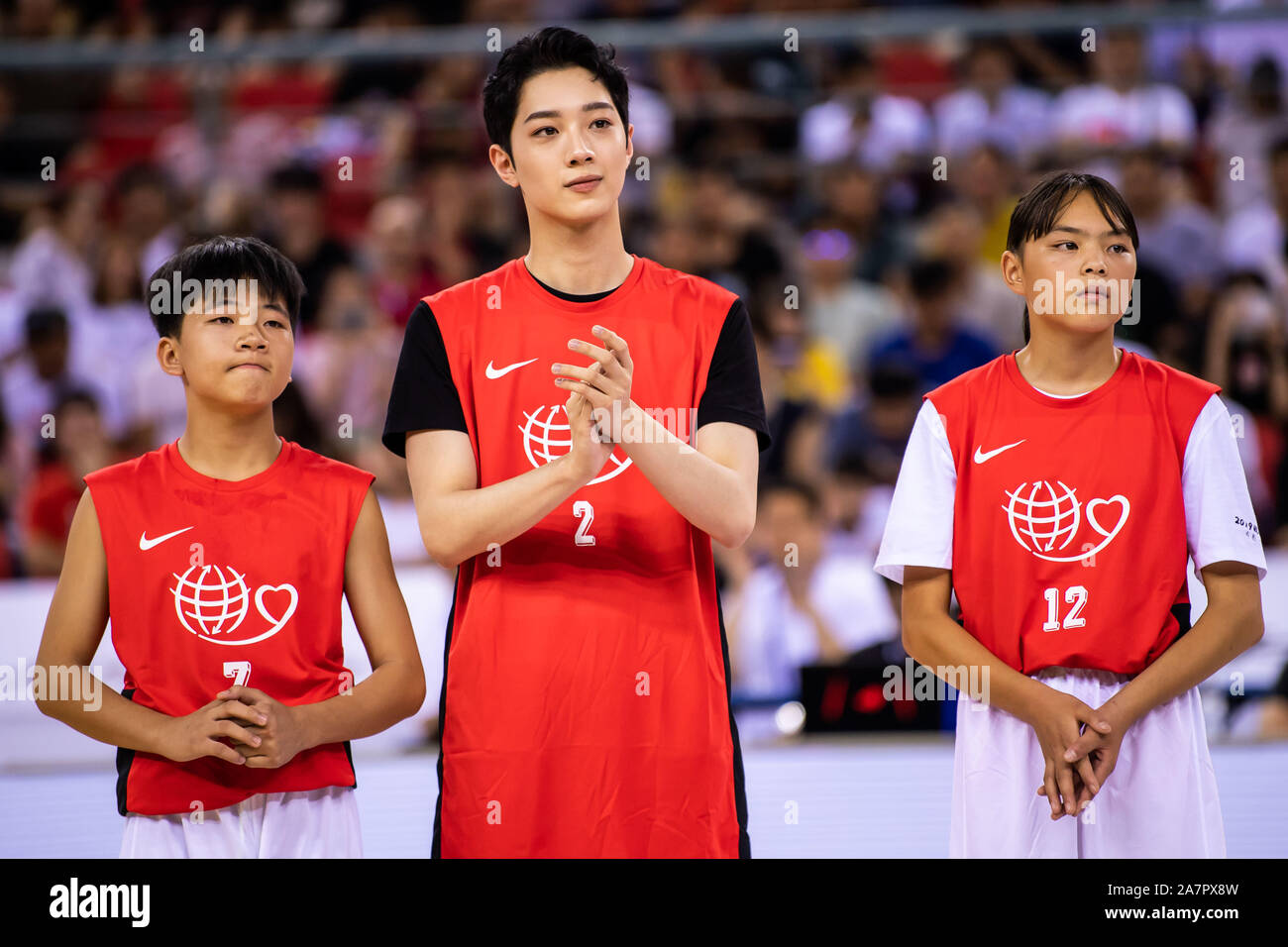 Taiwanese singer Lai Kuan-lin, also romanized as Lai Guan-lin, and a ...