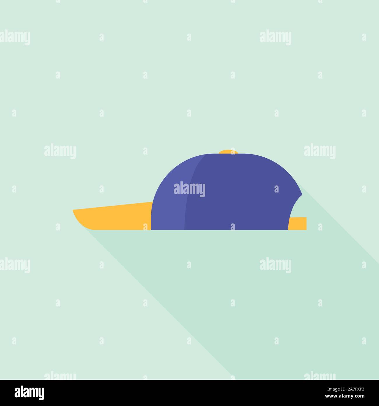 Sports cap icon, flat style Stock Vector Image & Art - Alamy