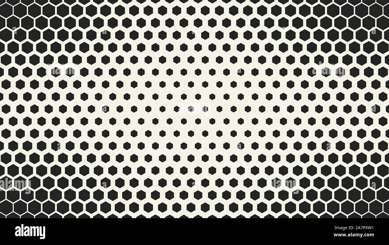 abstract hexagonal geometric pattern. 16:9 ratio vector background Stock Vector Image & Art - Alamy
