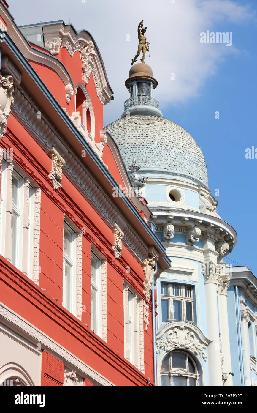 Novi Sad, Serbia - city in the region of Vojvodina. Old landmarks Stock ...