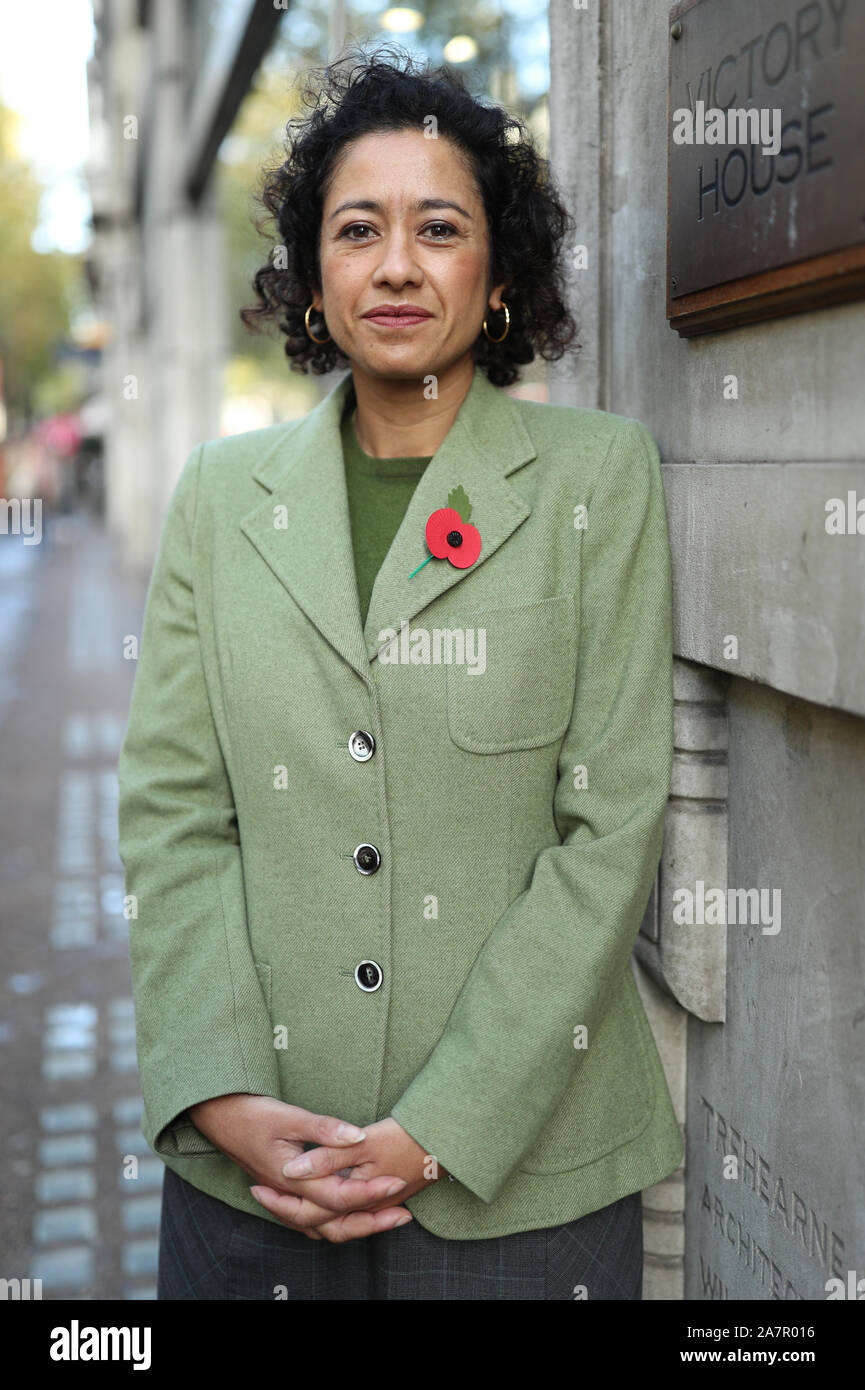 Journalist, writer and broadcaster Samira Ahmed arrives at the Central ...