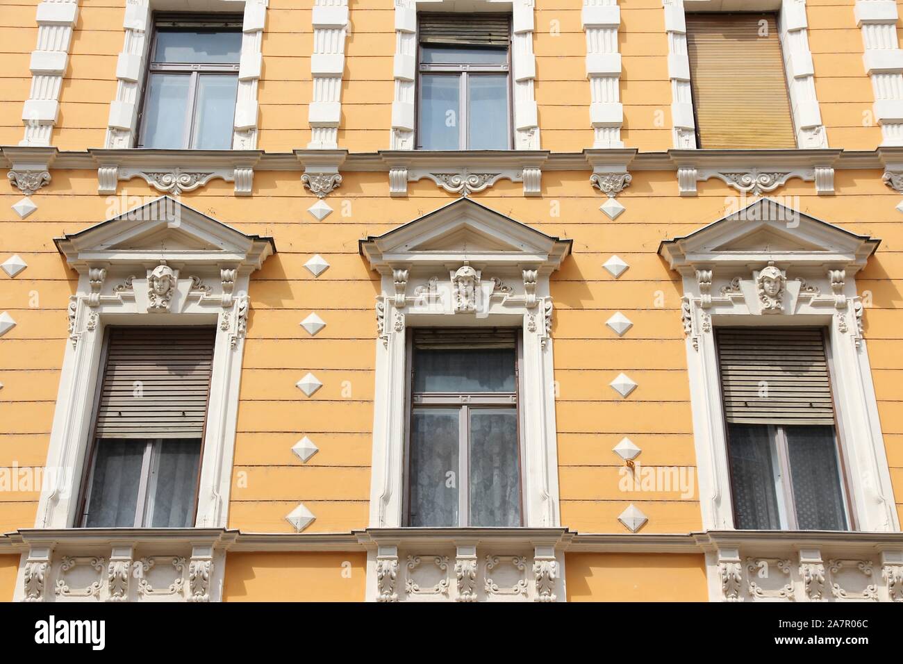 Szombathely, Hungary. City in Western Transdanubia region. Old town ...