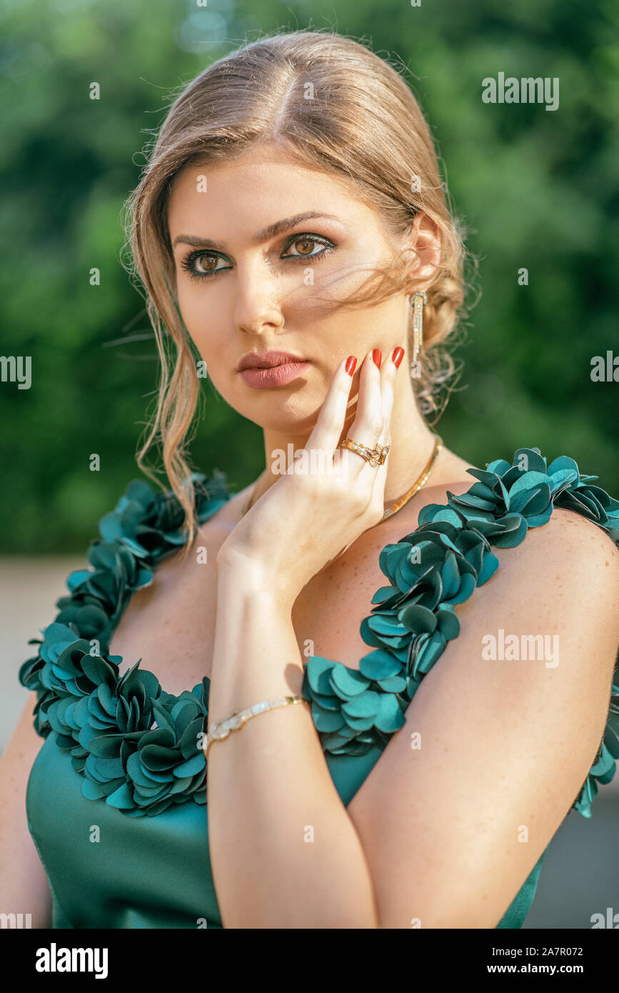 Worried beautiful hi-res stock photography and images - Alamy