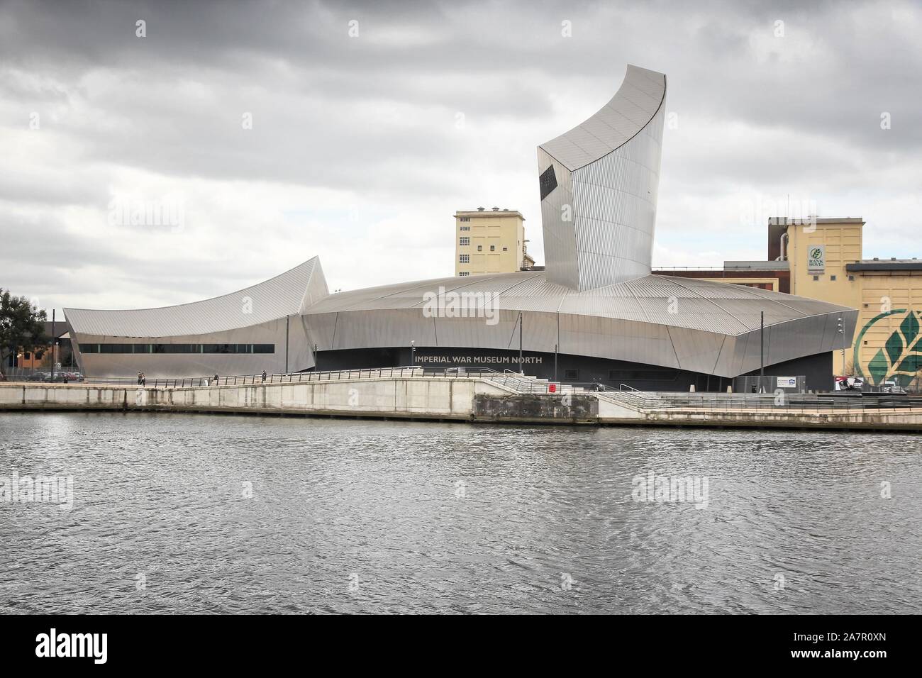 MANCHESTER, UK - APRIL 22, 2013: Imperial War Museum North in ...