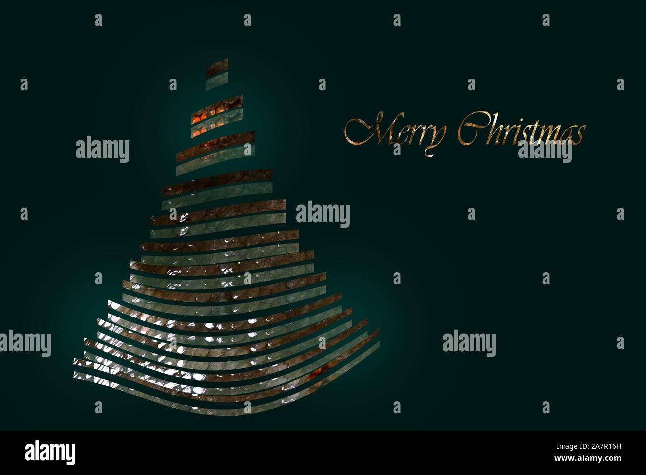 Abstract Christmas card design Stock Photo - Alamy