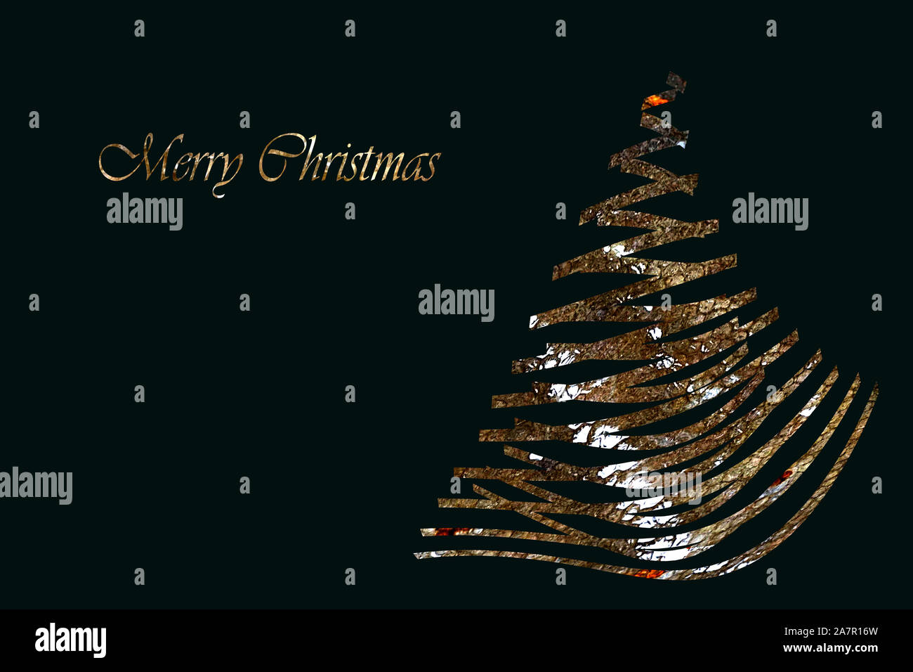 Abstract Christmas card design Stock Photo - Alamy