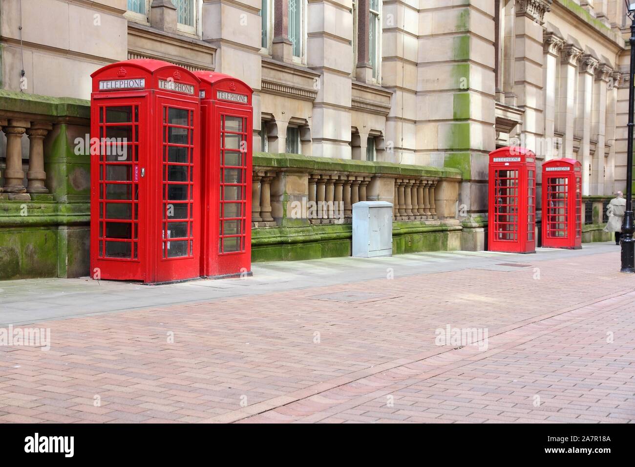 Red telephone box birmingham hi-res stock photography and images - Alamy