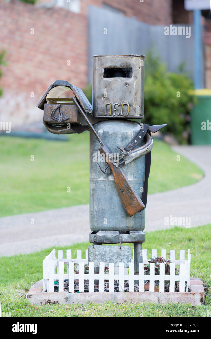 Australia post ned kelly hi-res stock photography and images - Alamy