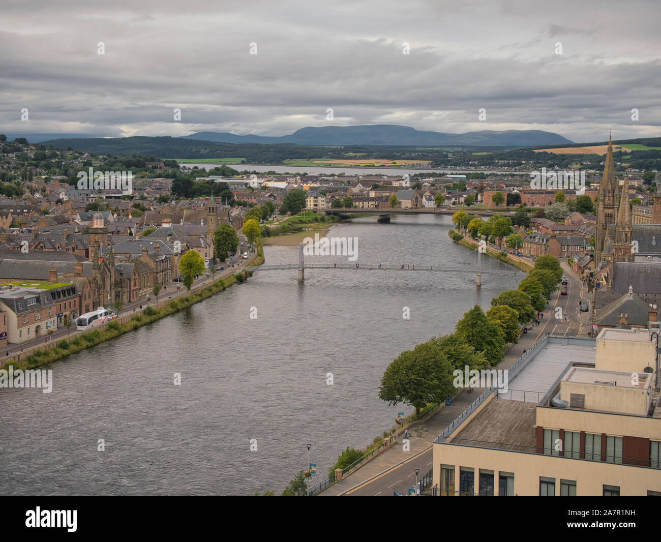 Loch ness scotland aerial hi-res stock photography and images - Alamy
