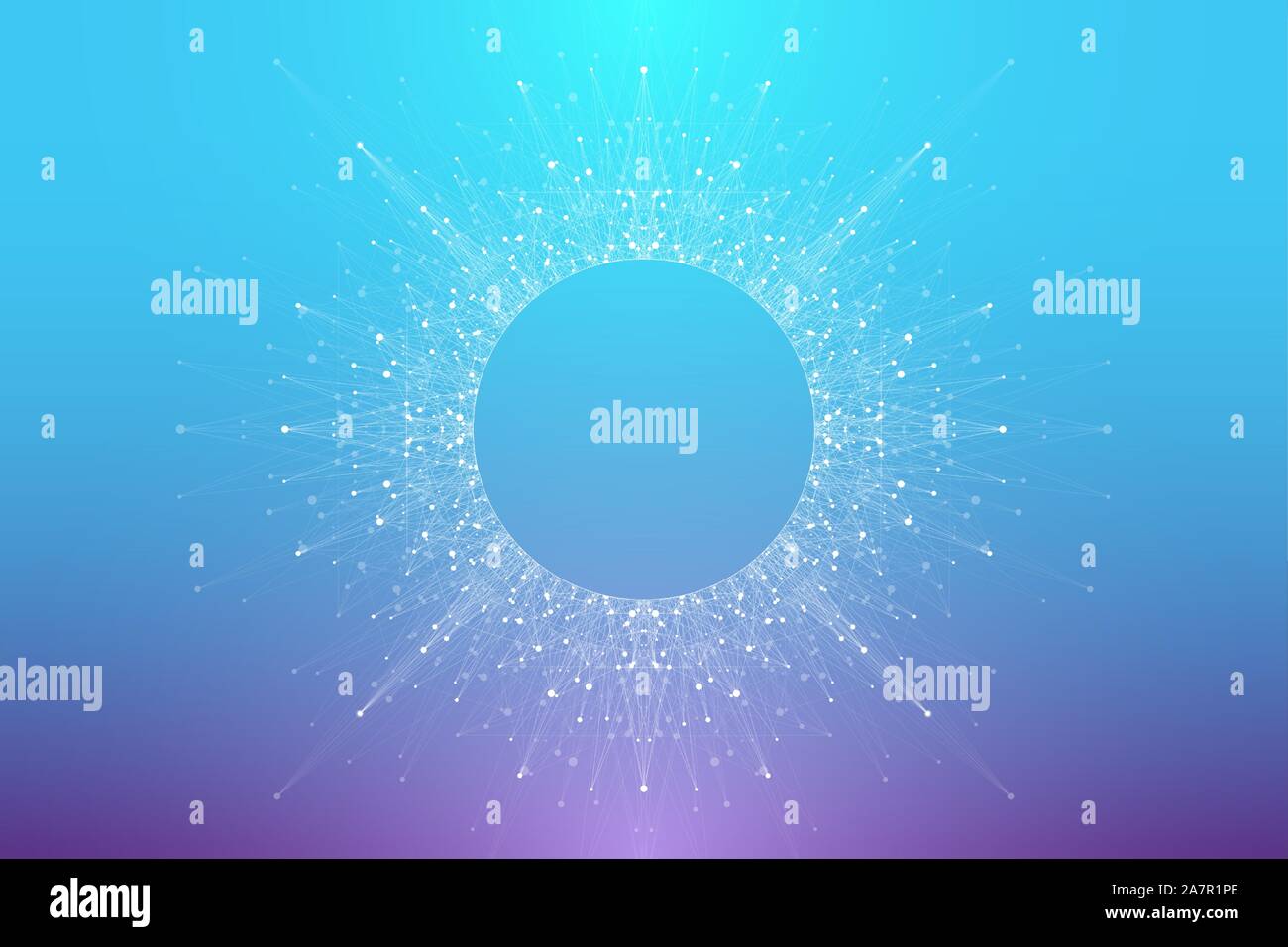 Expansion of life. Colorful explosion background with connected line ...