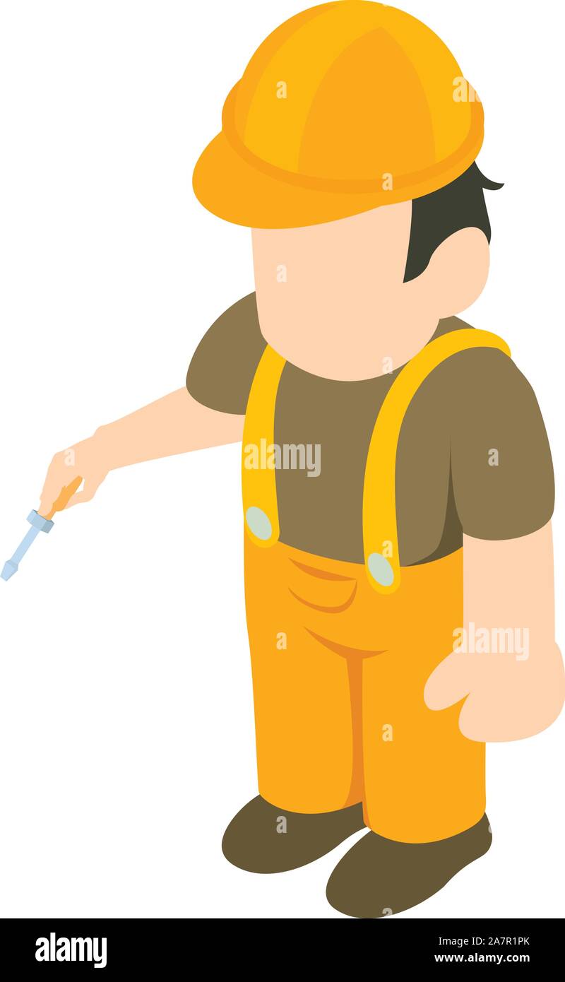 Professional worker icon, isometric style Stock Vector Image & Art - Alamy