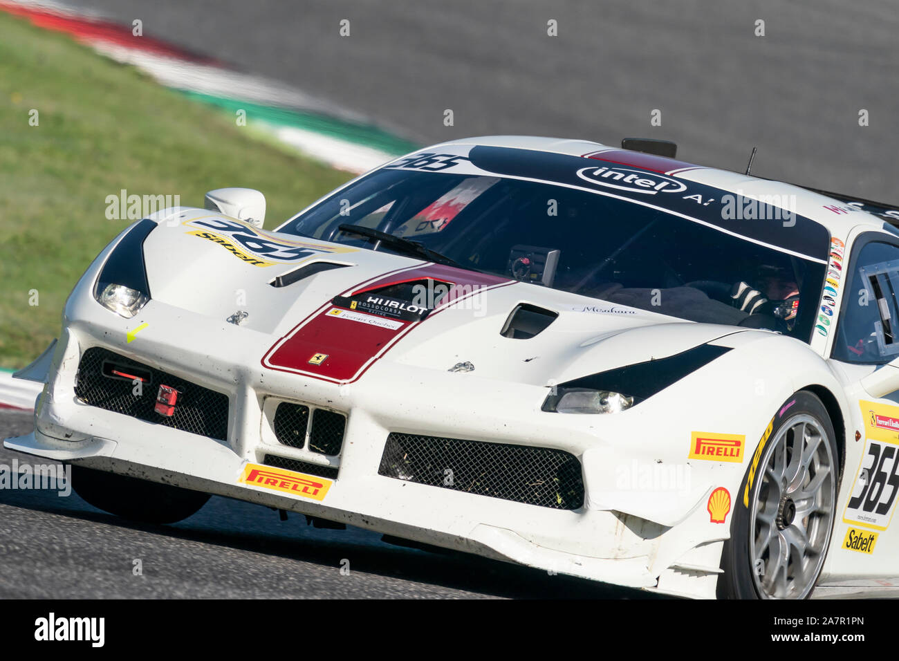 Mugello, Italy - October 27, 2019: A Ferrari 488 Challenge of Ferrari ...