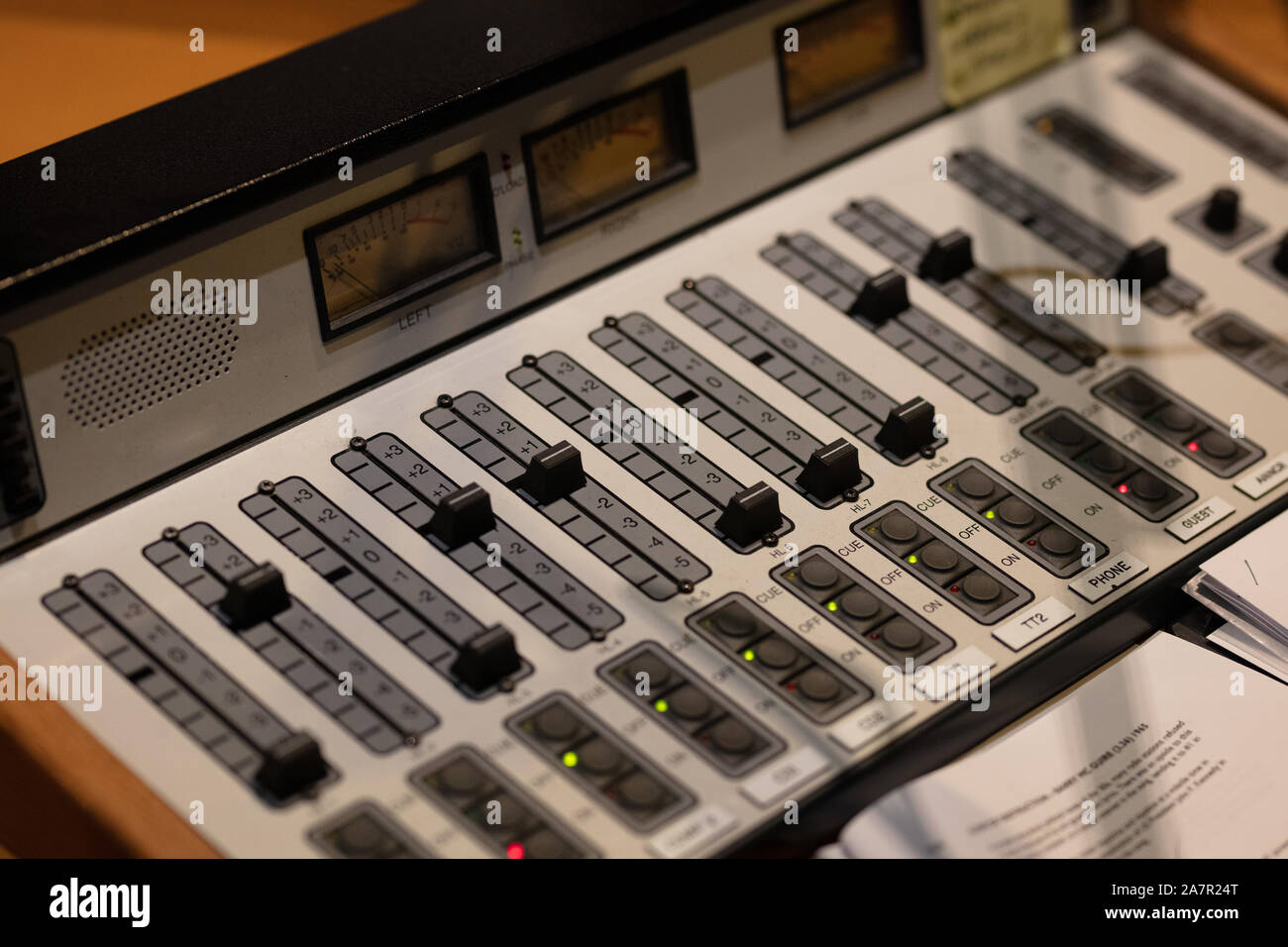 Studio control desk hi-res stock photography and images - Alamy