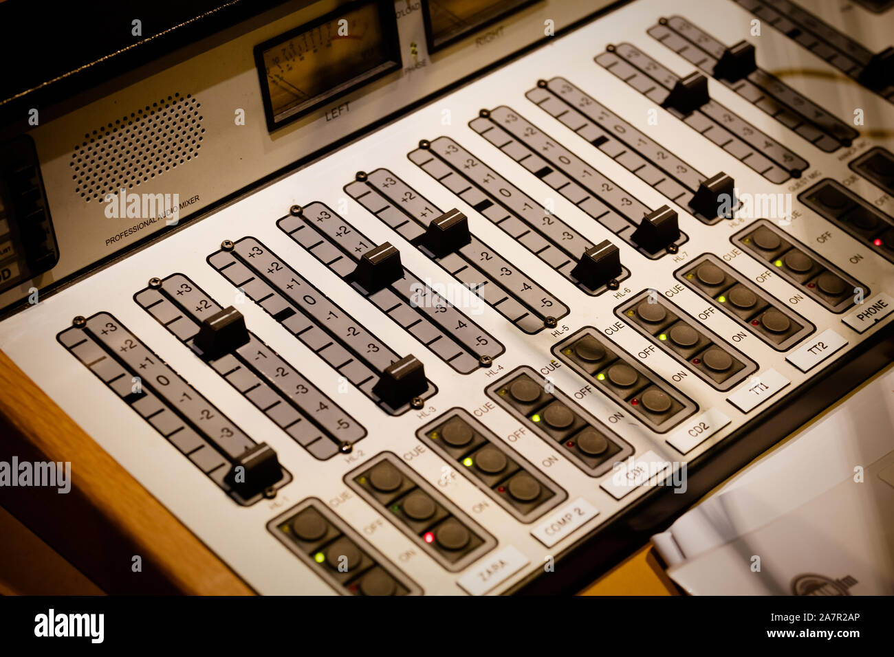 Studio control desk hi-res stock photography and images - Alamy
