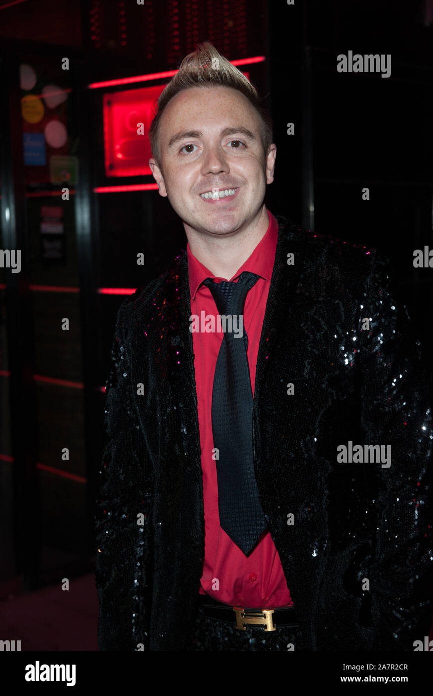 John Galea, arrives for Rooster LGBT Bar Opening. Greek St, Soho ...