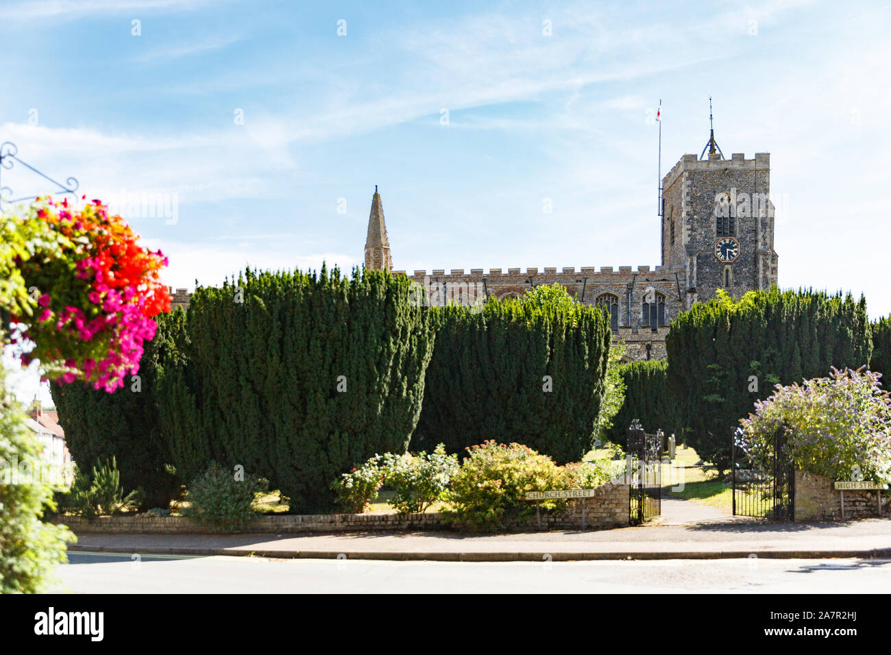 Clare, Suffolk, United Kingdom - July, 24, 2019: St Peter and St Paul's ...