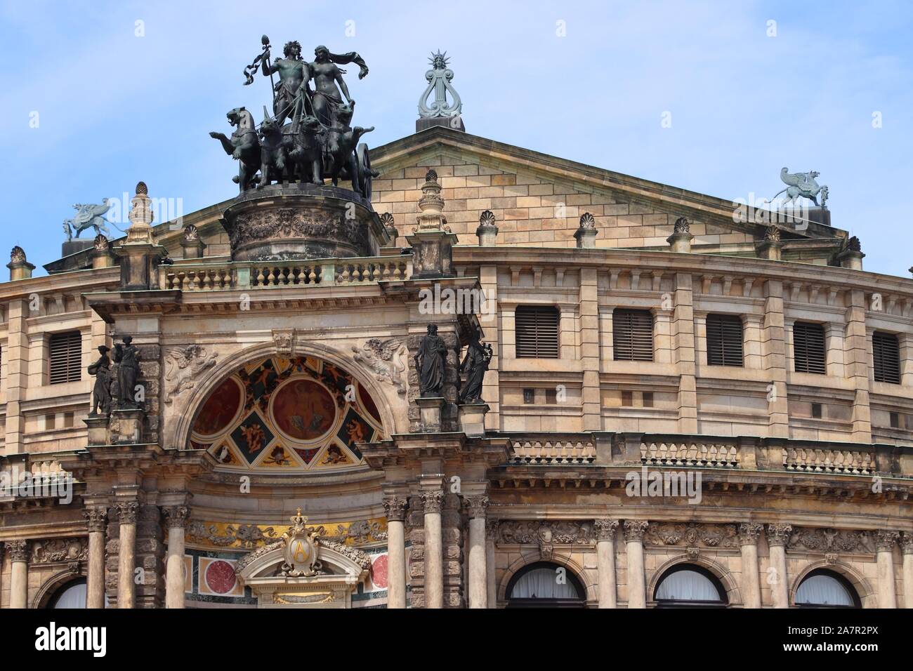 Dresden Semperoper (Saxony State Opera House), culture of Germany ...