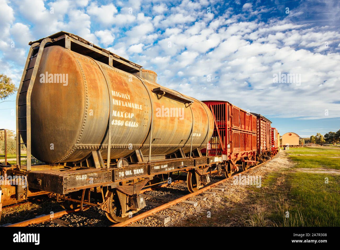 Old Vline Victorian Train Carriage Stock Photo - Alamy