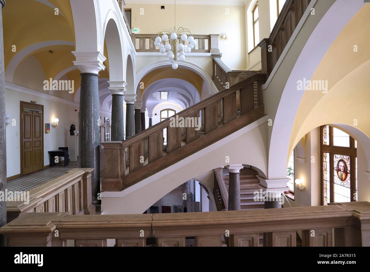 LEIPZIG, GERMANY - MAY 9, 2018: University of Music and Theatre ...