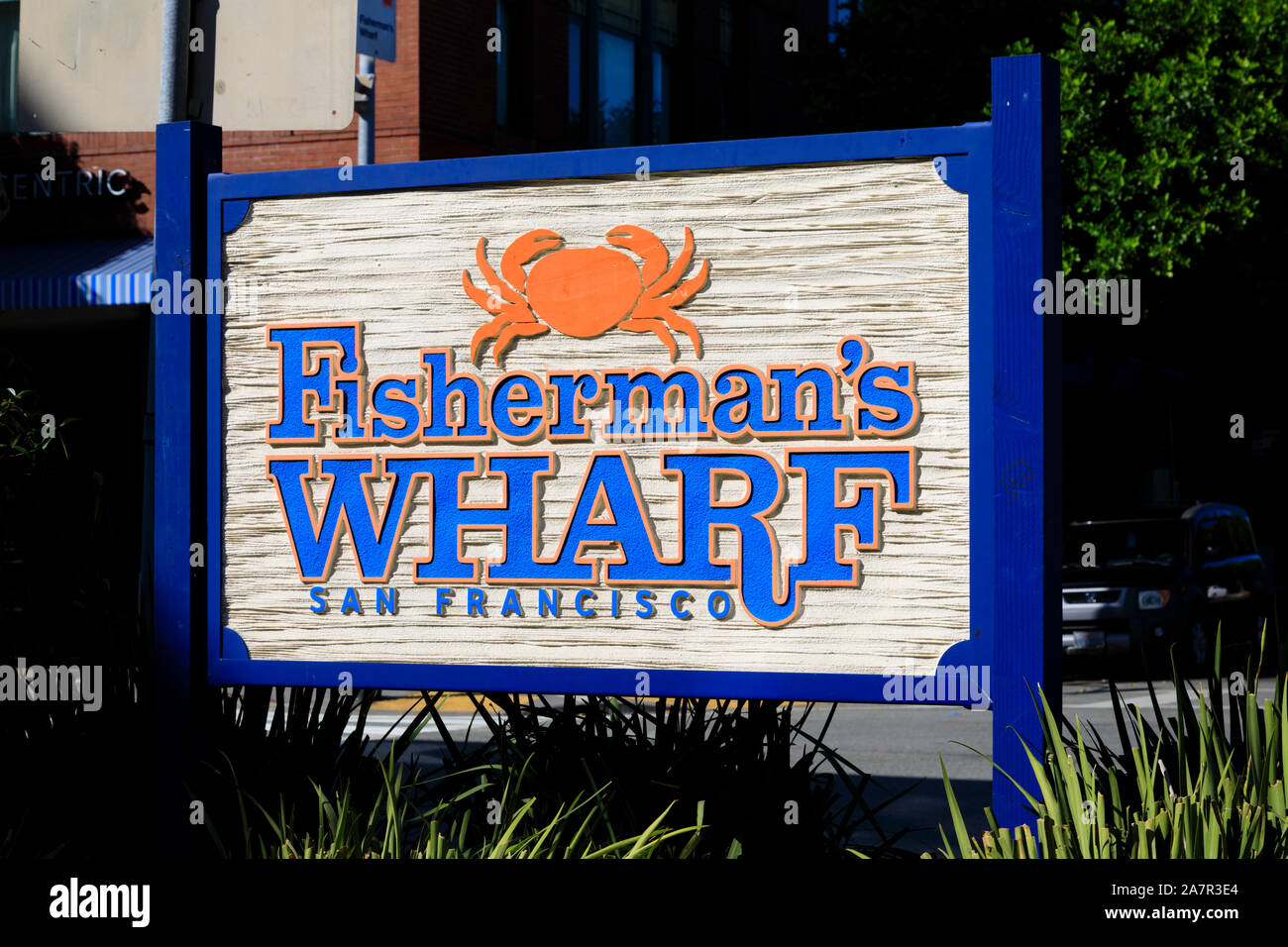 Fishermans wharf sign hi-res stock photography and images - Alamy