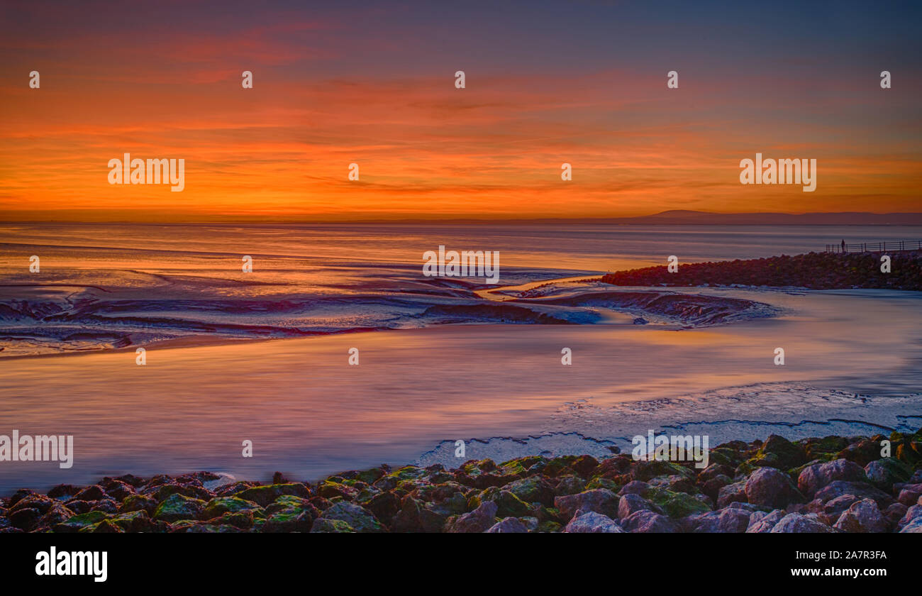 Morecambe bay sunset hi-res stock photography and images - Alamy