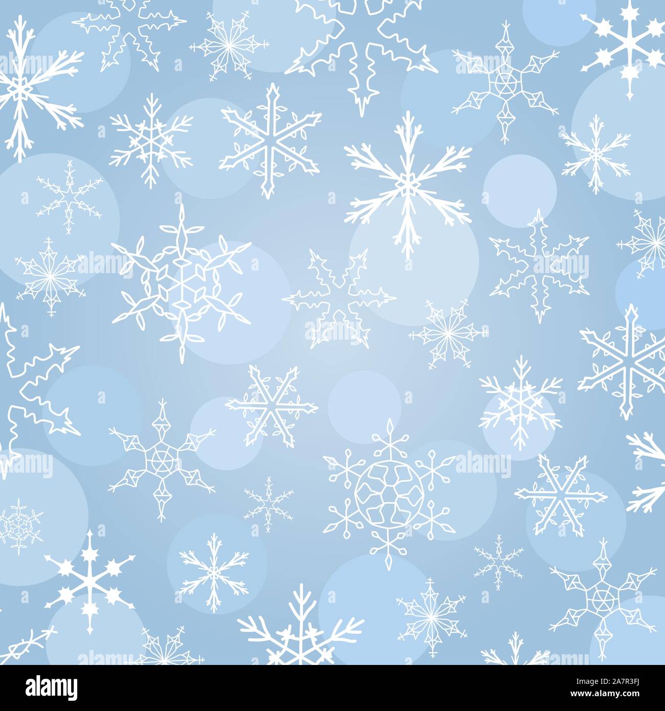 Background with snowflake winter icons. Christmas texture Stock Vector ...