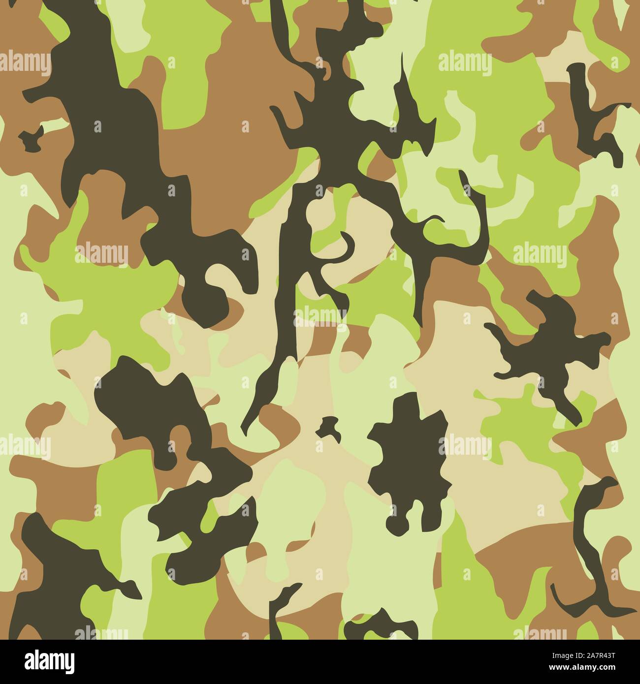Camo vector - seamless camouflage texture. Military fashion style Stock ...