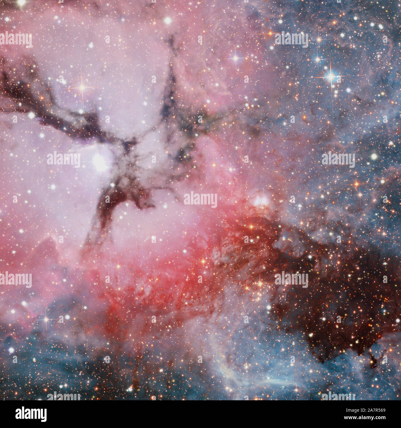 Universe filled with stars, nebula and galaxy. Elements of this image ...