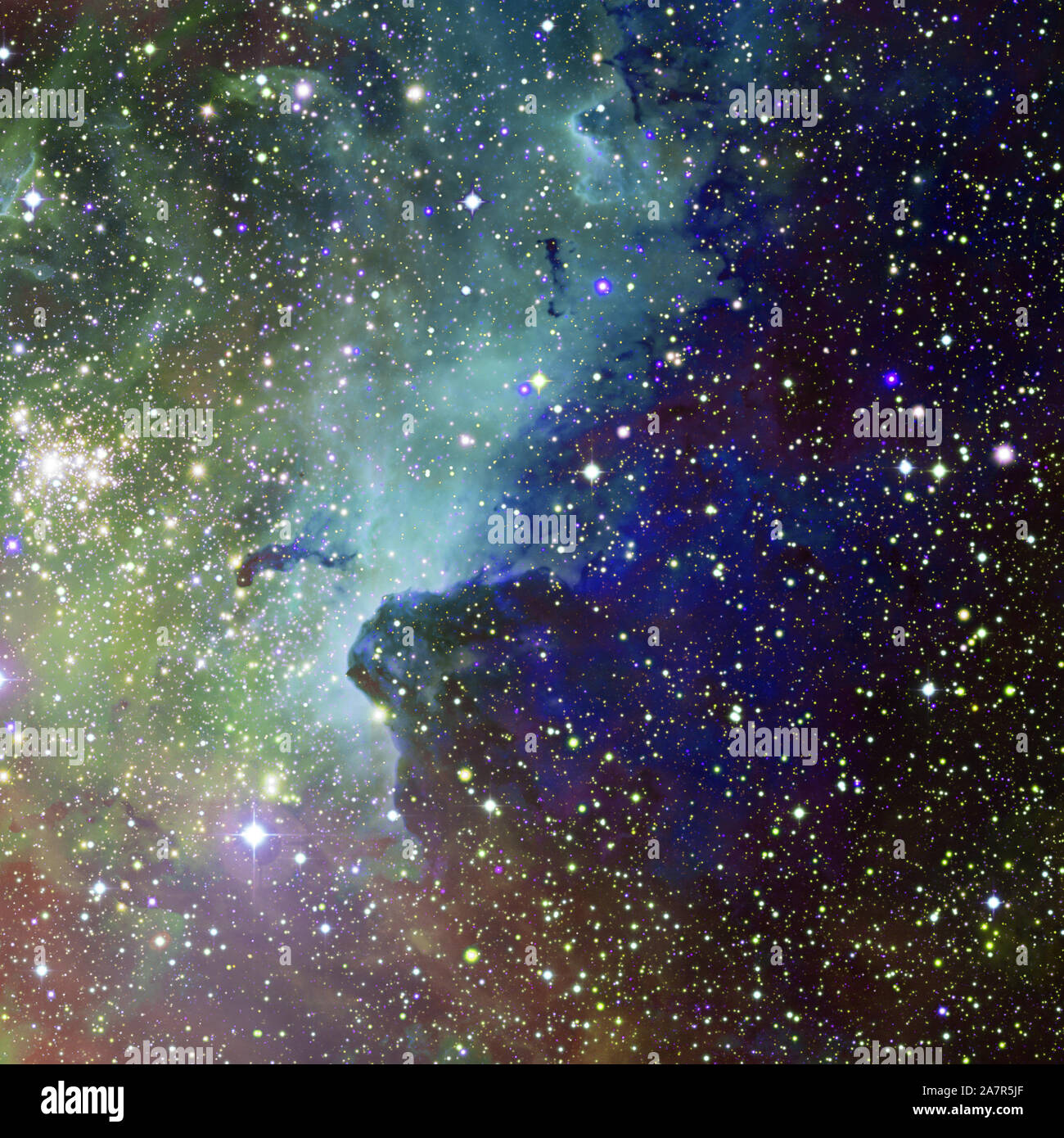 Beauty of endless cosmos. Science fiction wallpaper. Elements of this ...