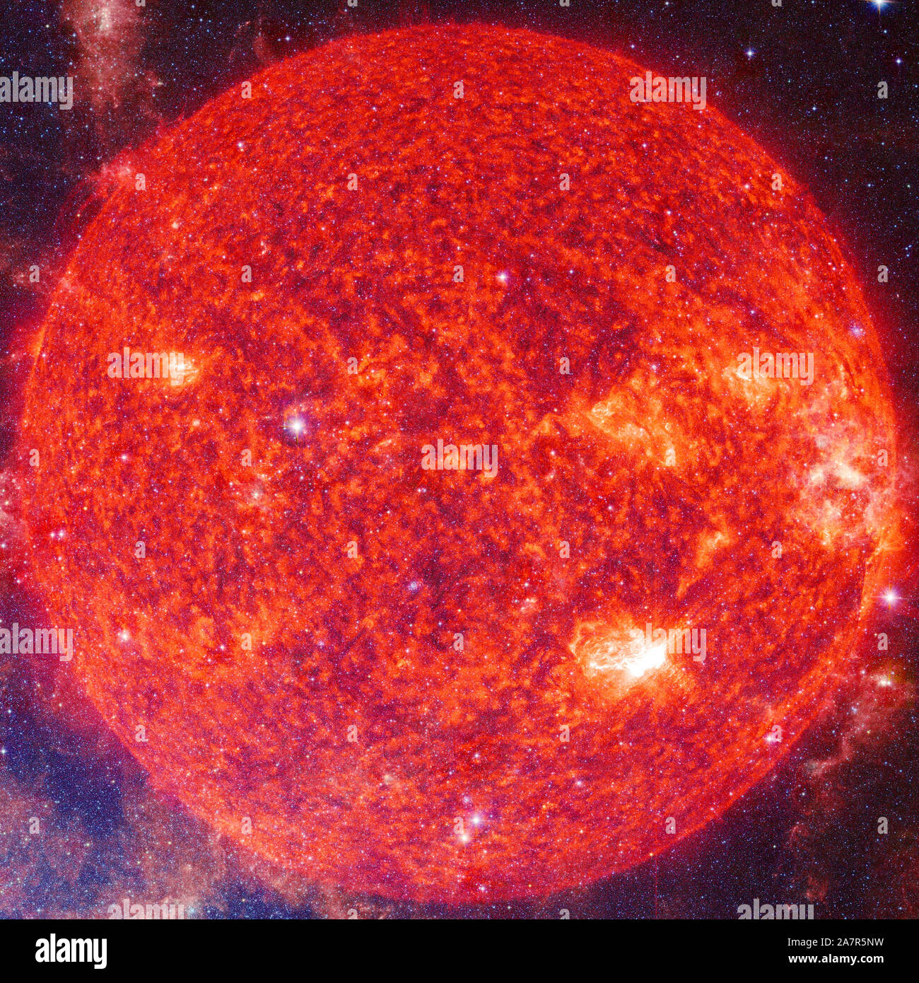 Extremely hot star. Liquid plasma. Cosmic art. Elements of this image ...