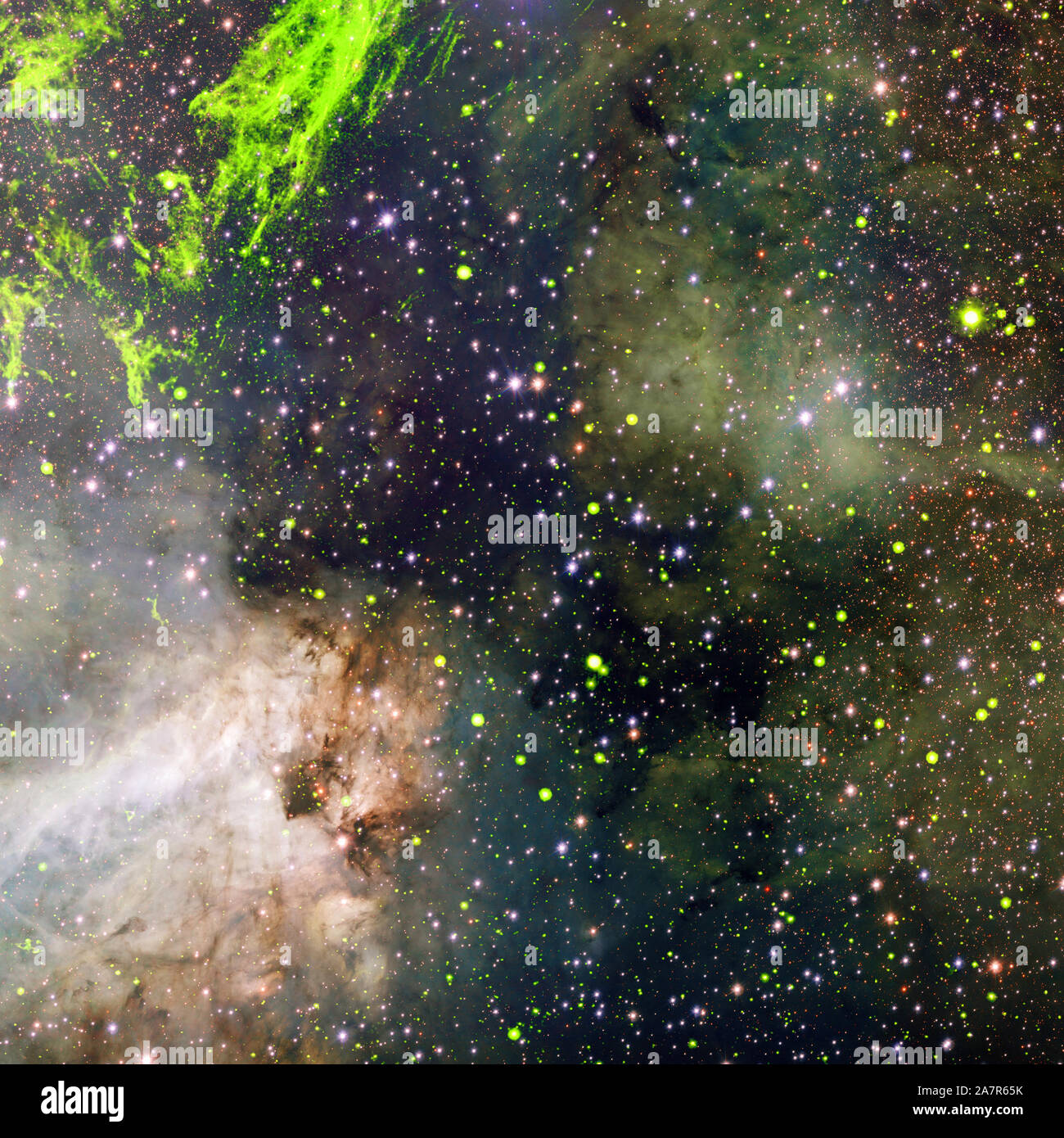 Beauty of endless cosmos. Science fiction wallpaper. Elements of this ...