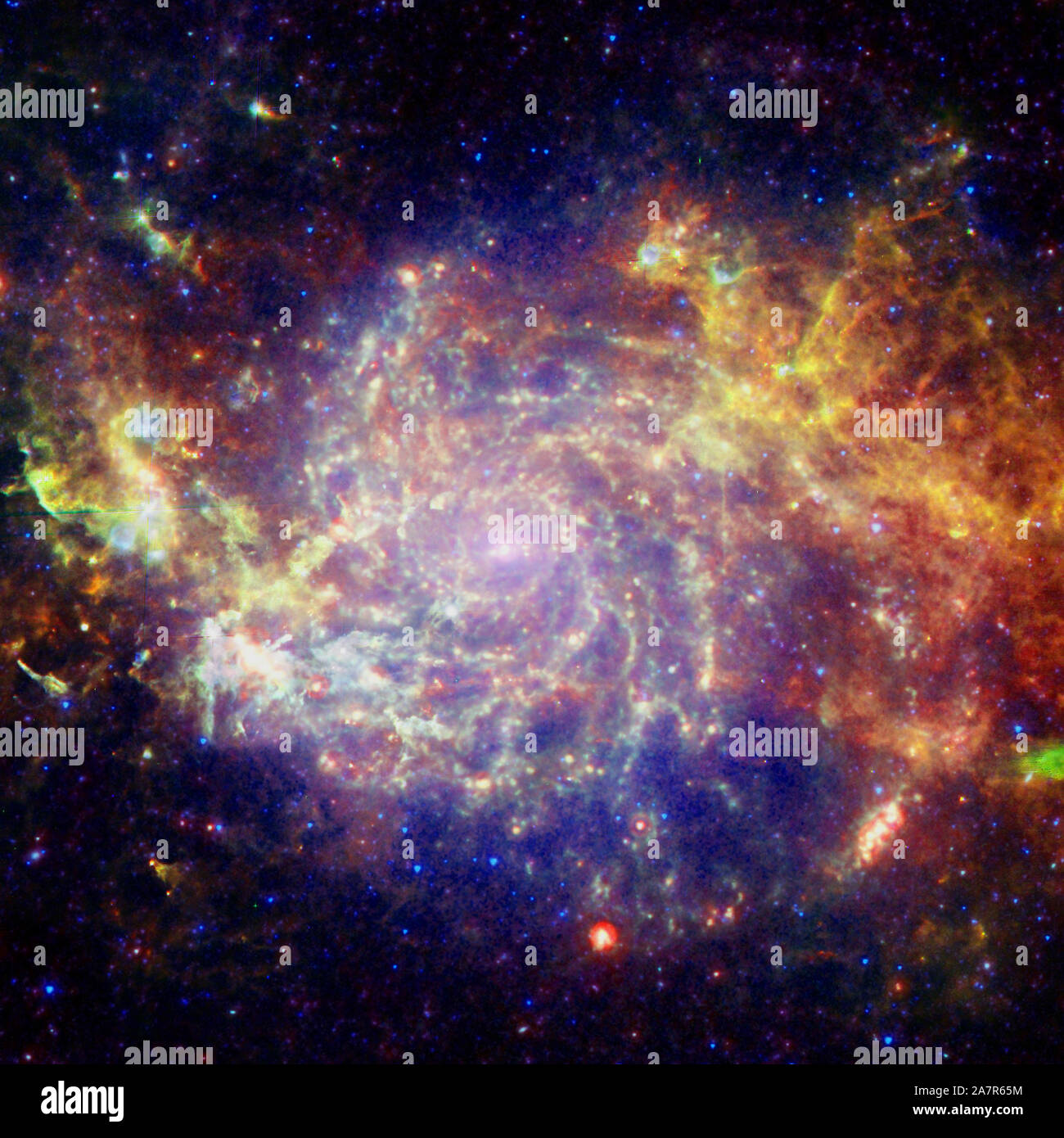 Nebula, starfield, cluster of stars in outer space. Beauty of endless ...