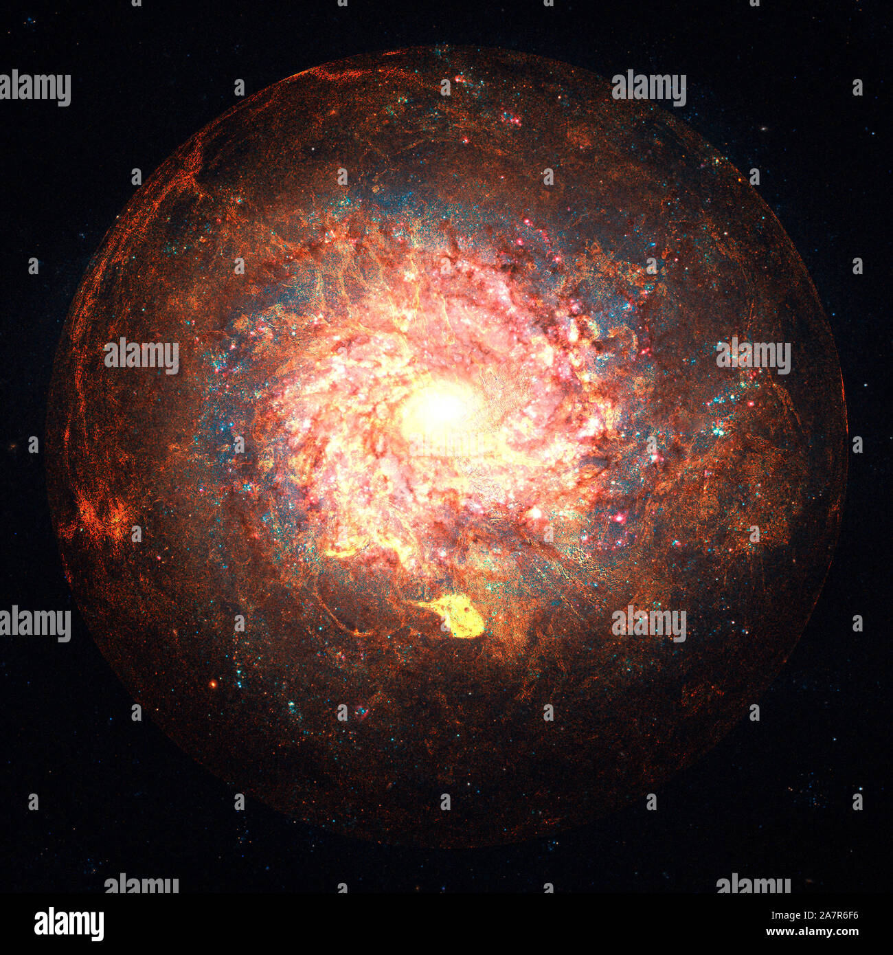 Universe filled with stars, nebula and galaxy. Elements of this image ...