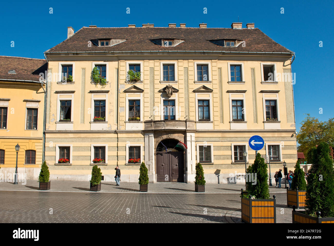 Batthyány Palace on Parade Square. Castle District, Buda, Budapest ...