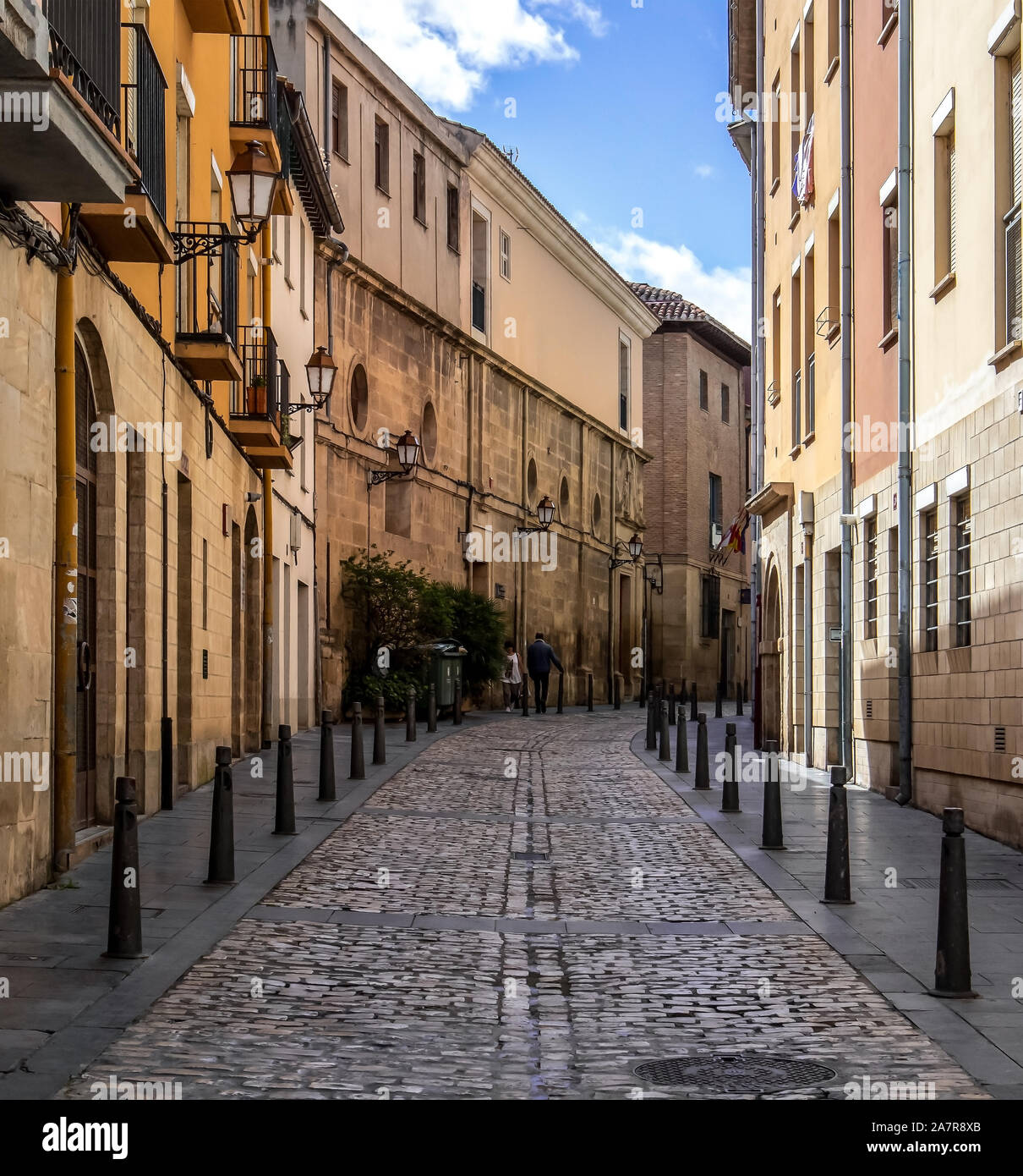 On the street of Logroño, La Rioja, Spain Stock Photo - Alamy
