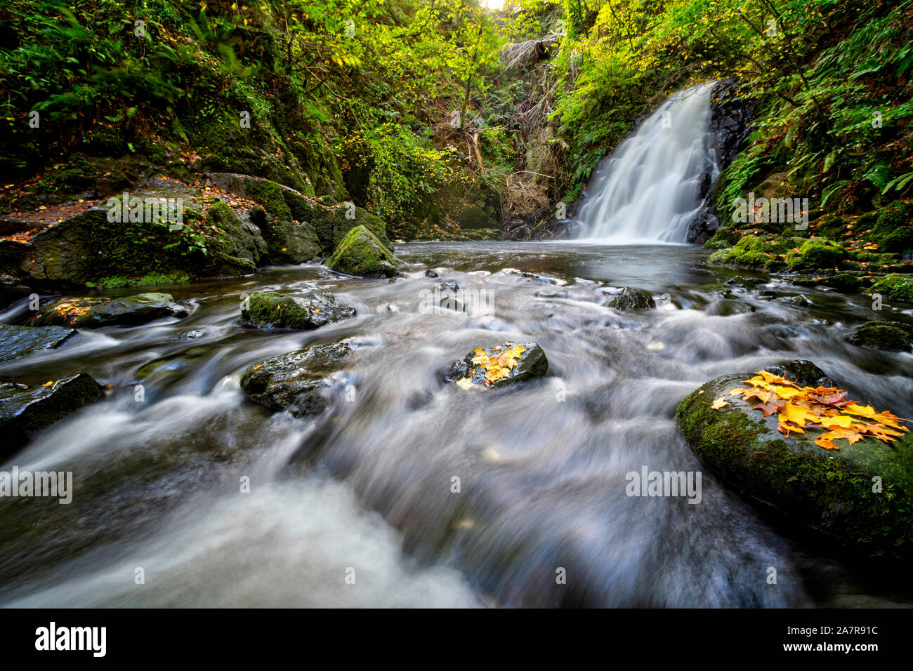 Gleno waterfall hi-res stock photography and images - Alamy