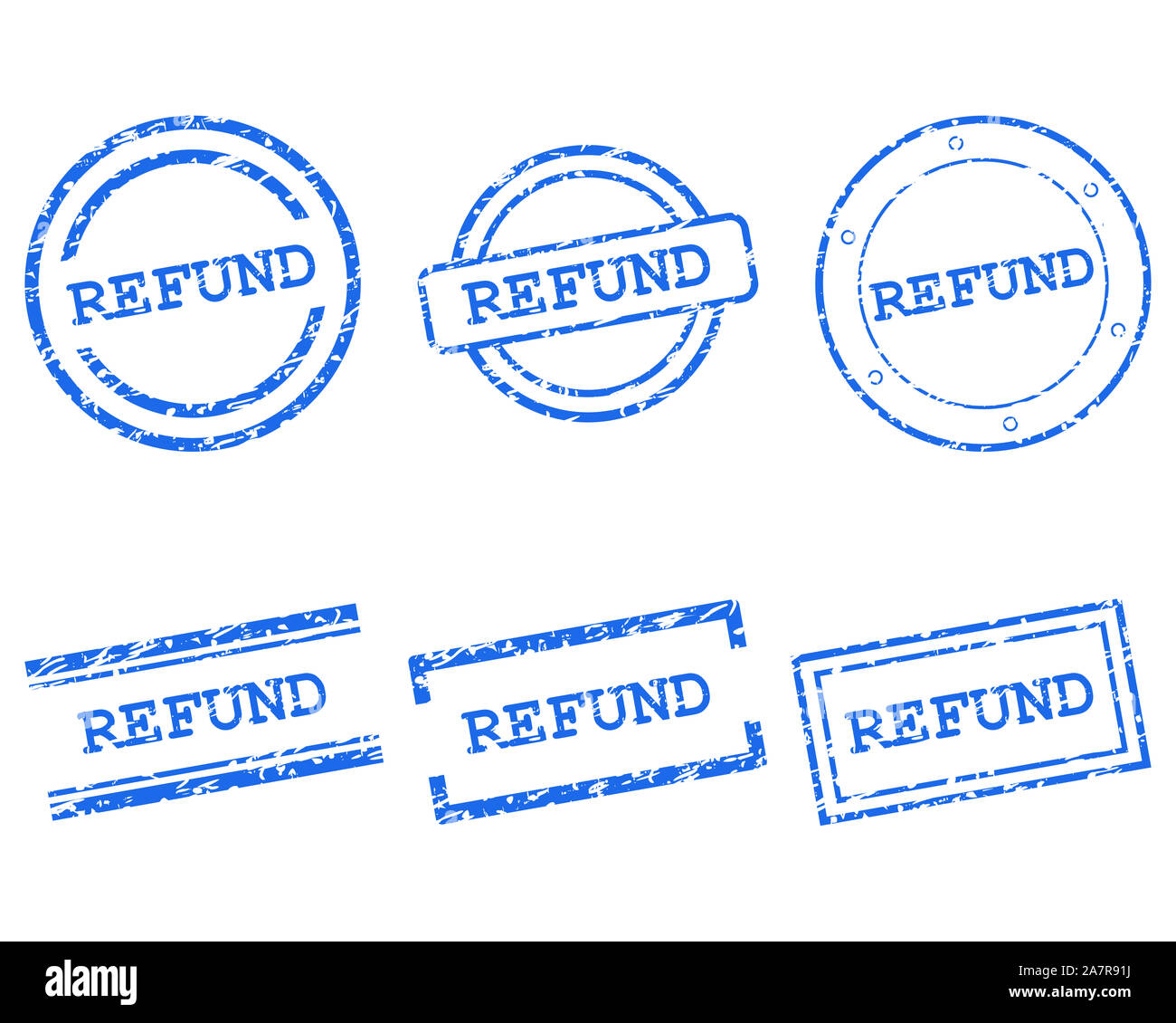 No refund stamp hi-res stock photography and images - Alamy