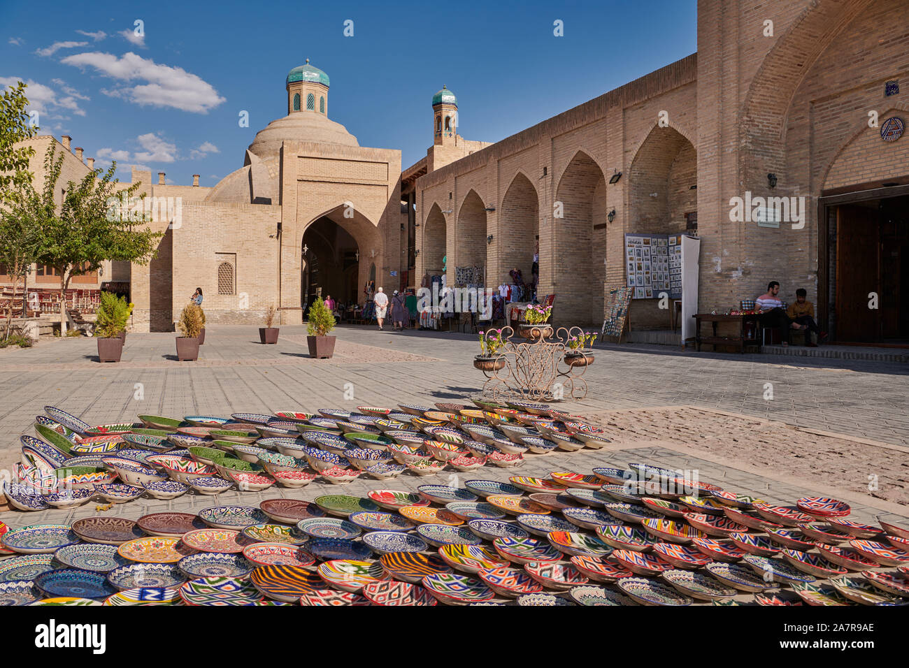 Toki Sarrafon, Ancient Trading Dome in Bukhara, Uzbekistan, Central ...