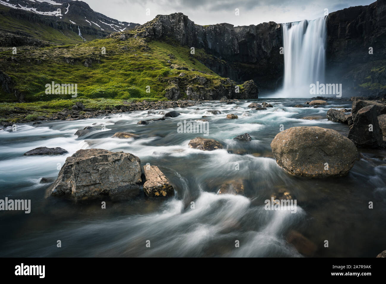 The first waterfall I´ve discovered from my way from Seydisfjödur to ...
