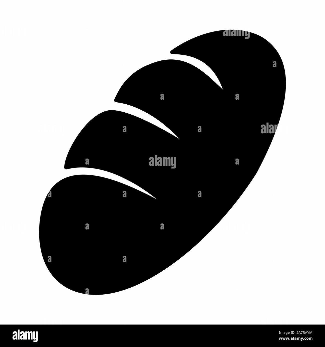 Black bread icon Stock Vector Image & Art - Alamy