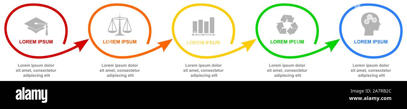 Infographic vector template for presentation, chart, diagram, graph ...