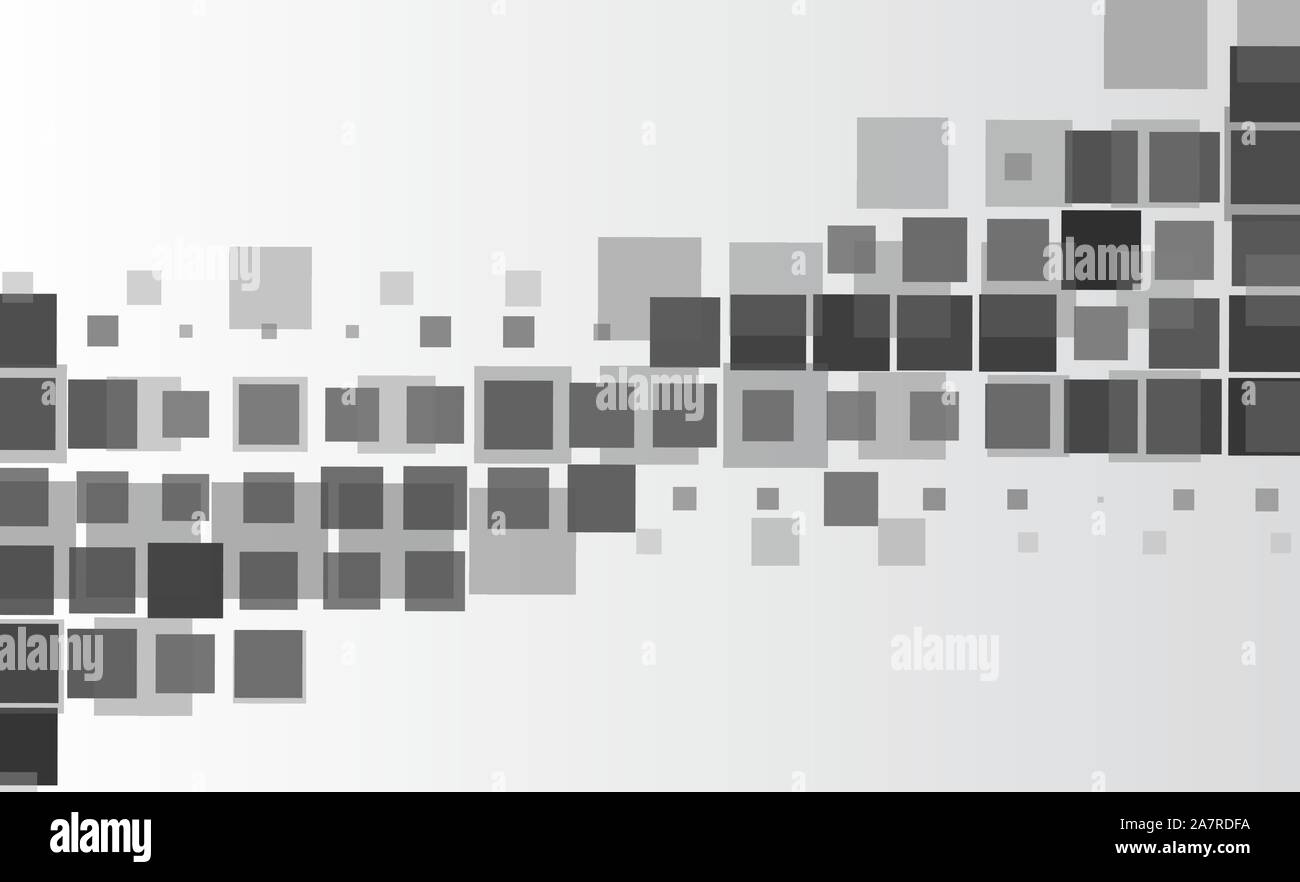 Grey geometric business background with gear shape. Vector illustration ...