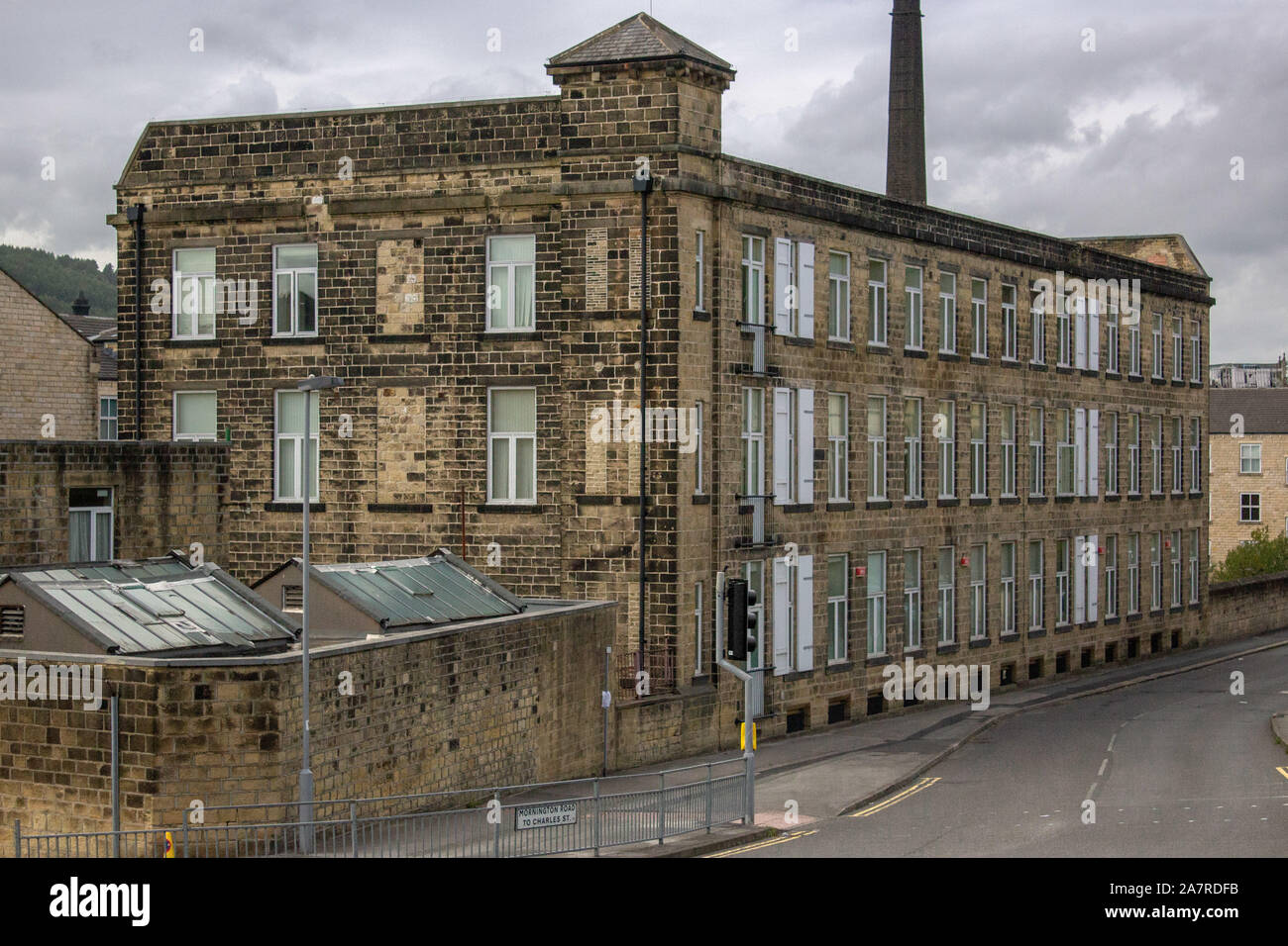 A converted old mill building in Bingley solidly reminding people of ...